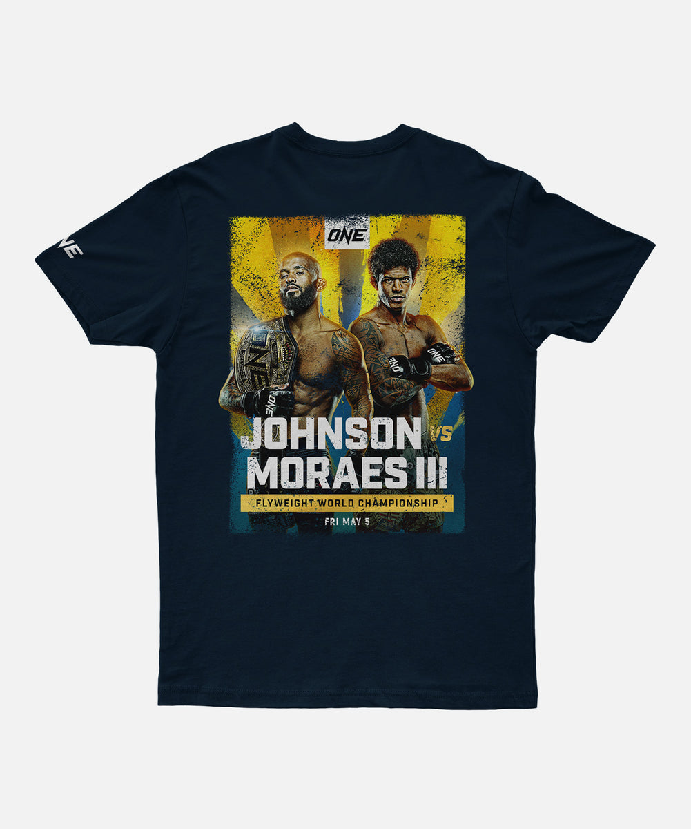 Johnson Vs Moraes III Tee (Navy) – ONE.SHOP | The Official Online Shop ...