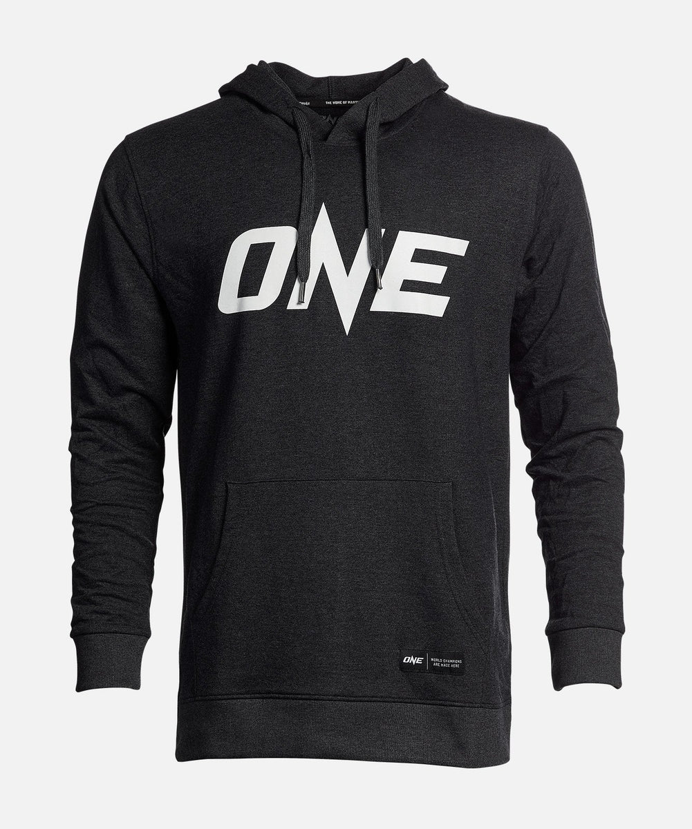 ONE Heather Gray Logo Pullover Hoodie | ONE Championship – ONE.SHOP ...