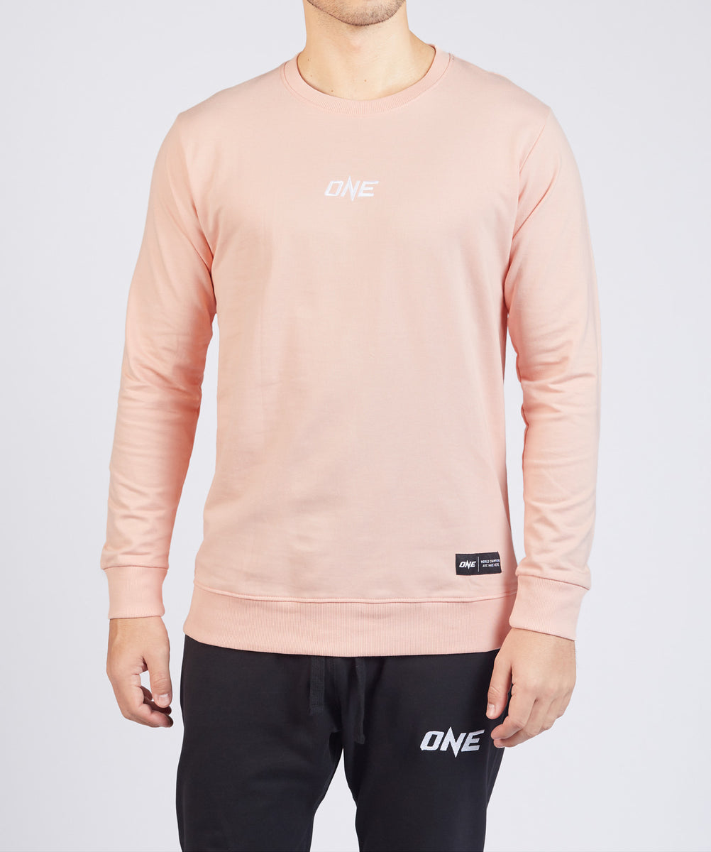 ONE Signature Logo Sweatshirt (Pink) | ONE Championship – ONE.SHOP ...