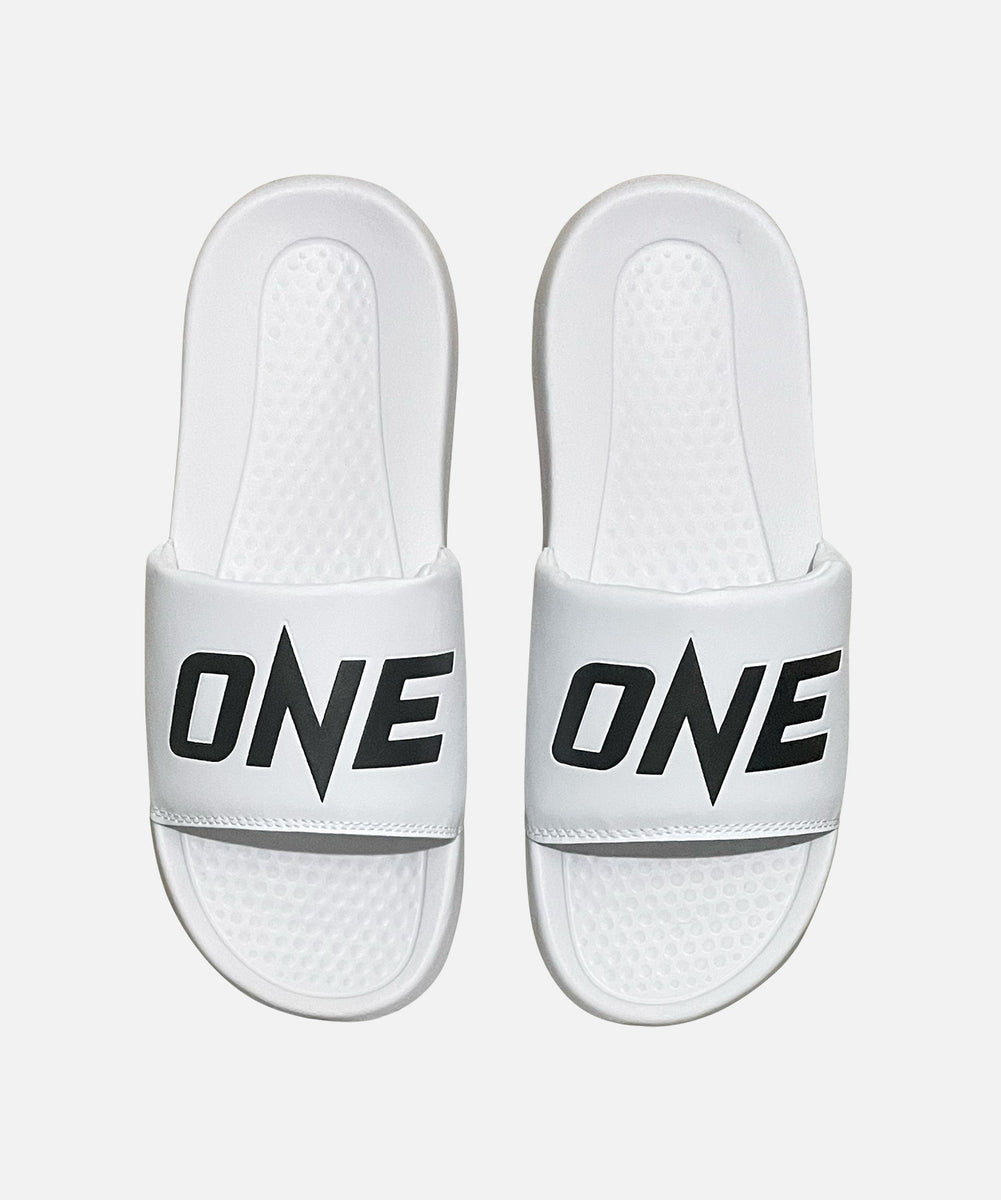 ONE Logo Slides (White) – ONE.SHOP | The Official Online Shop of ONE ...