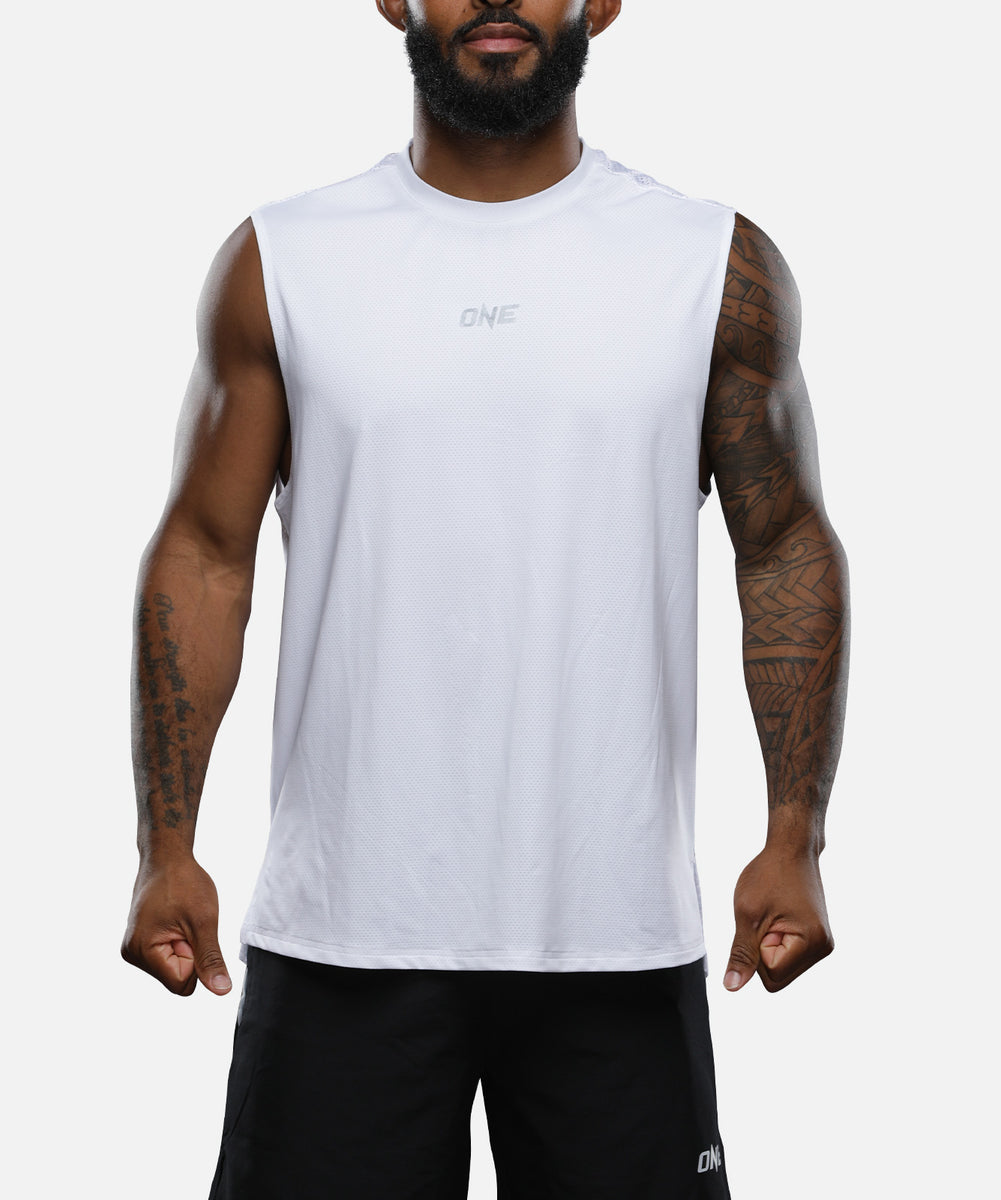 Elite Muscle Tank (White) – ONE.SHOP | The Official Online Shop of ONE ...