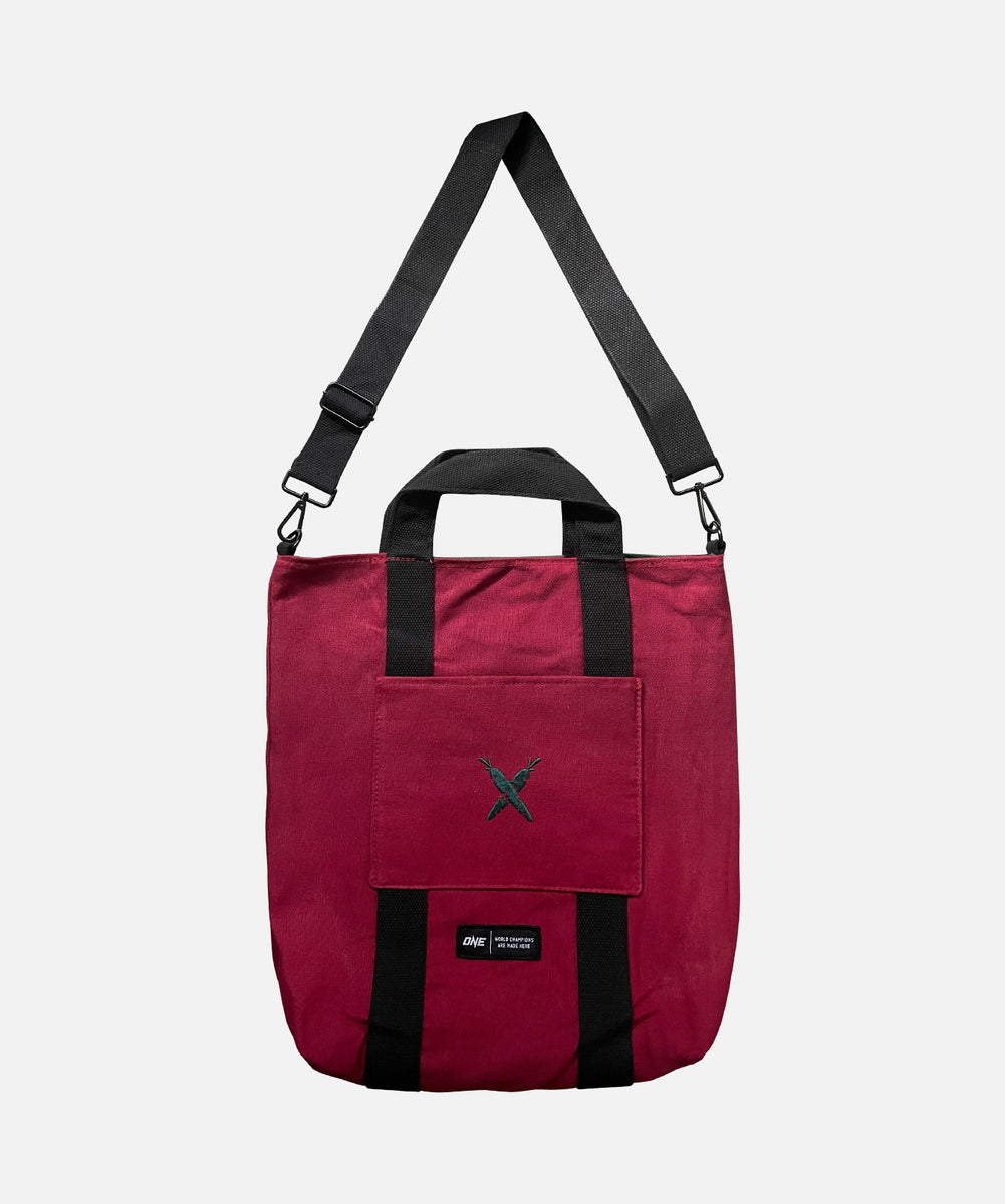 Year of Rabbit Reversible Tote Bag (Burgundy/Green) – ONE.SHOP | The ...